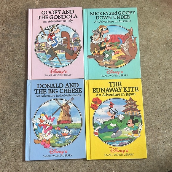 Disney | Toys | Disneys Small World Library Kids Book Set | Poshmark
